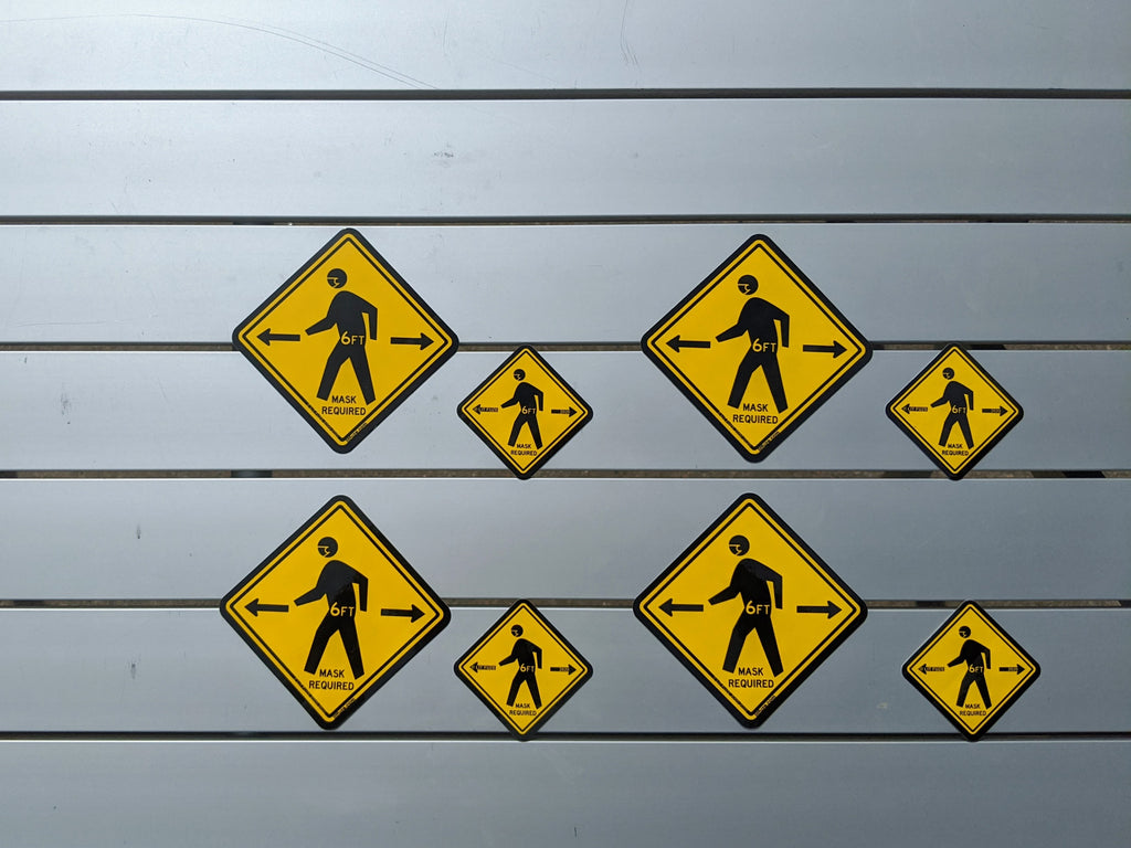 Sticker 8-Pack #litfuze 6FT MSK REQUIRED PED XING STICKERS | Perfect f ...